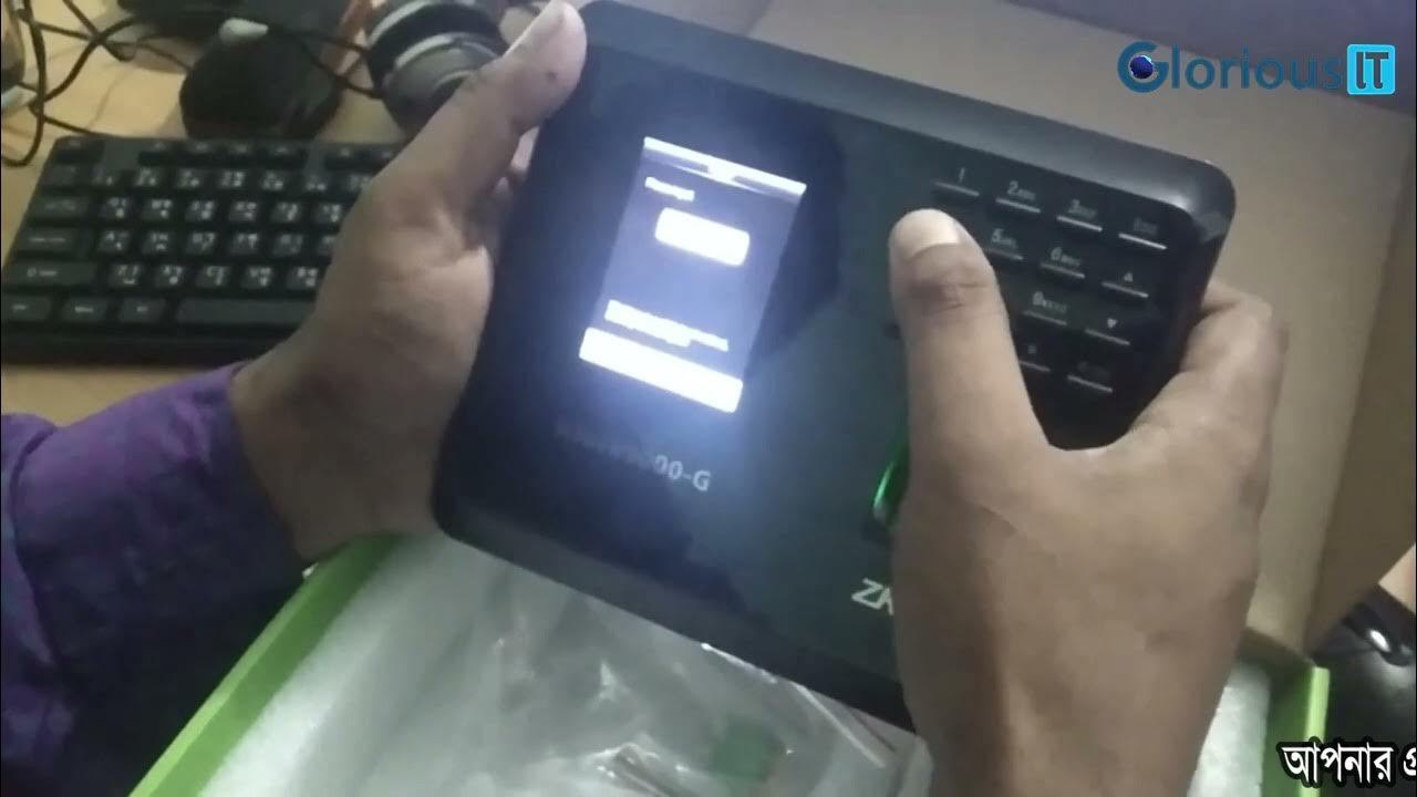 Another New Device zkteco iclock 9000 g Unboxing Role access - YouTube