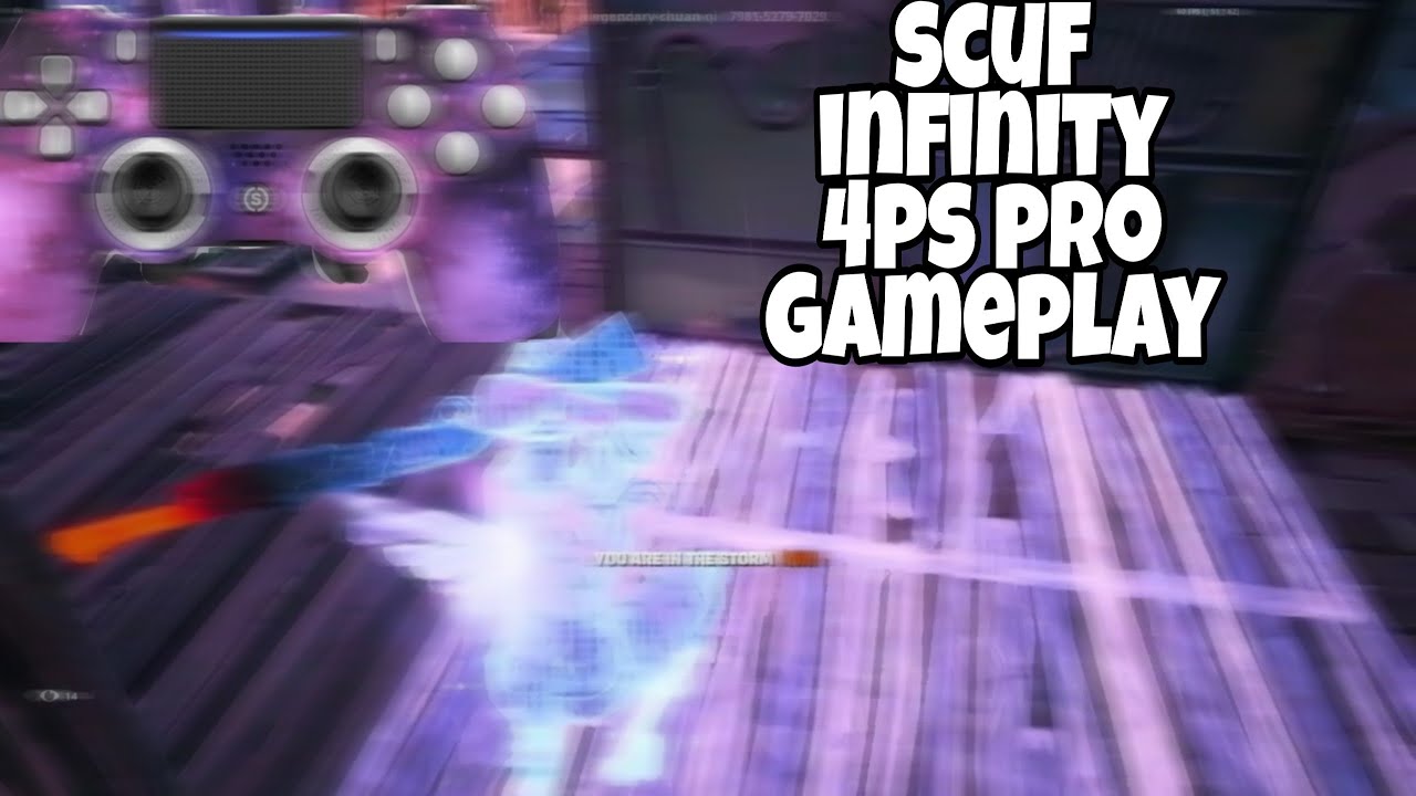 Scuf infinity 4ps Pro Fortnite Gameplay - YouTube