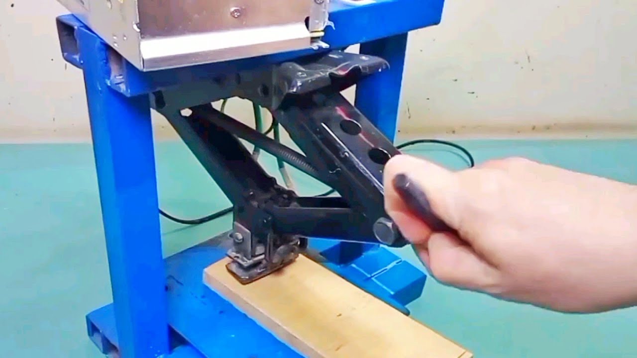 How to make a heat press for stamping wood, leather and plastic - YouTube