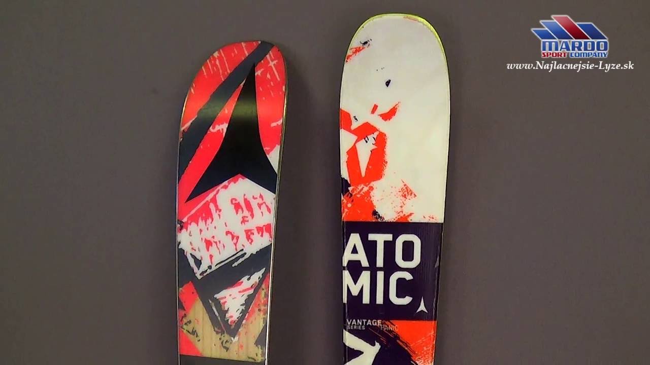 freestyle lyze ATOMIC PANIC vantage series, woodcore, all mountain rocker + atomic XTO 12 - YouTube