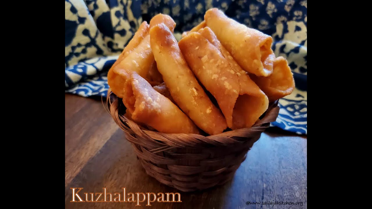 Kuzhalappam / Kuzhalappam A Kerala Snack / Kerala Kuzhalappam ...