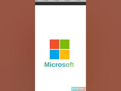 Microsoft Logo using Html, Css & Javascript #shorts #codemasti - YouTube