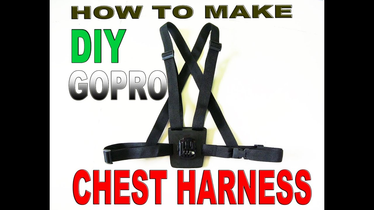 HOW TO MAKE DIY CHEST HARNESS FOR GOPRO | Step By Step - YouTube