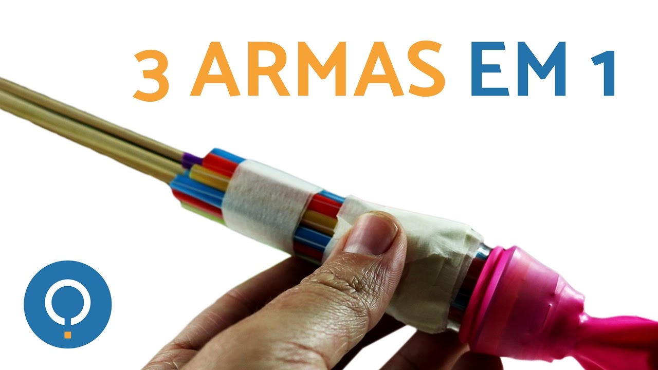 3 armas caseiras em 1 - YouTube