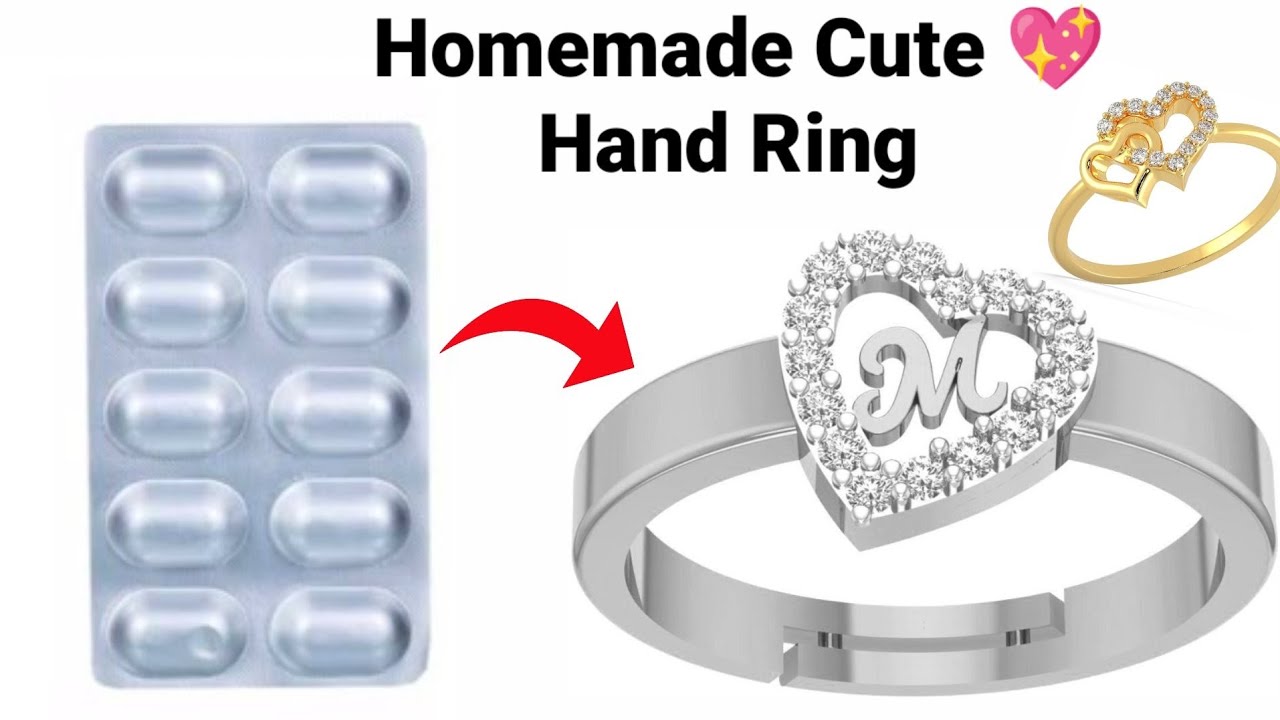 Medicine Ring Idea/How to make Ring/Handmade Ring/DIY Ring/Couple Love ...