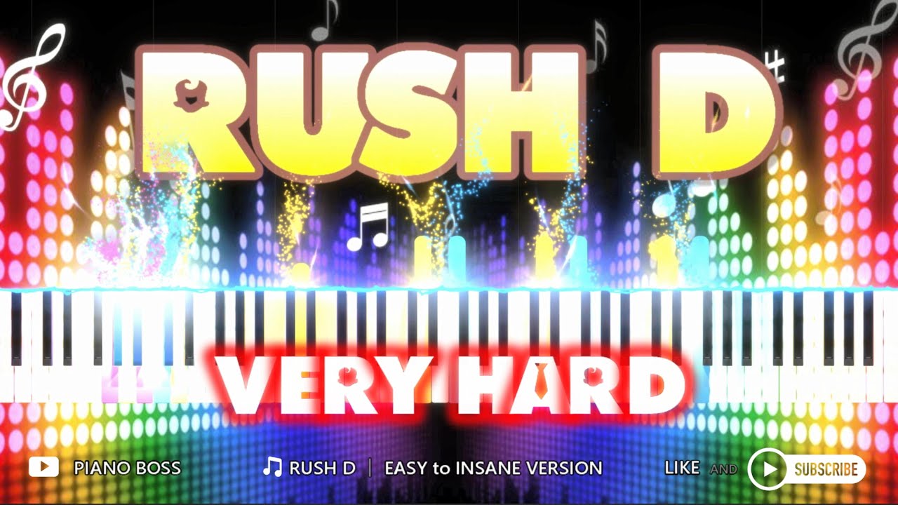 🎹RUSH D - impossible to play! - YouTube