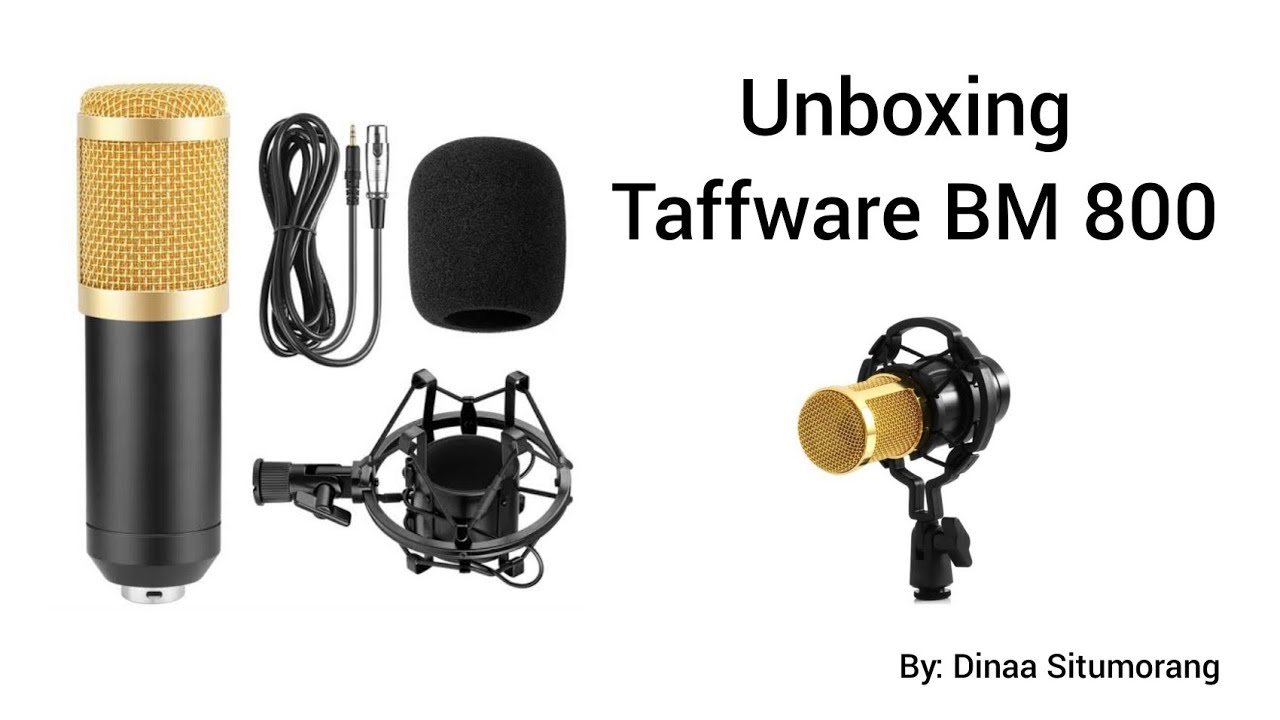 UNBOXING TAFFWARE BM 800 - YouTube