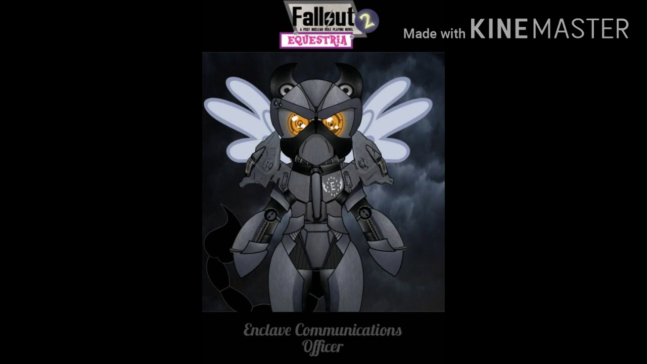 Ponified Fallout 2 Character: Enclave Communications Officer | Fallout ...