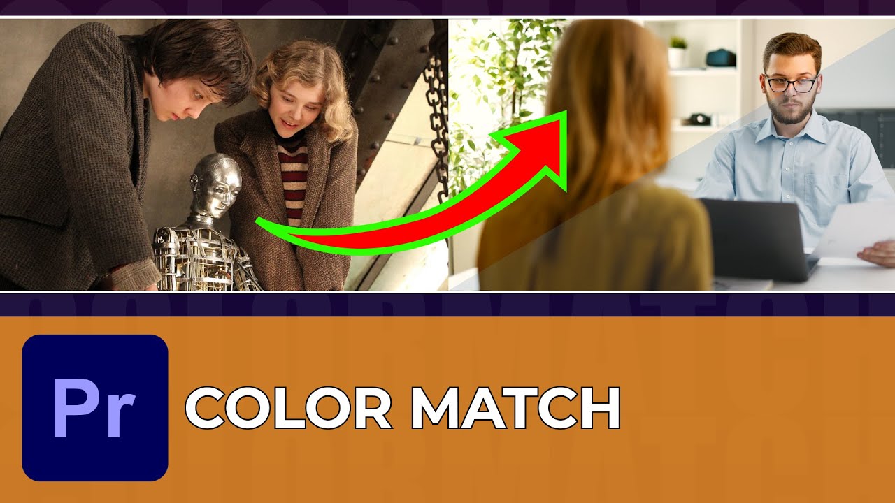 Logra un COLOR MATCH y coloriza automáticamente un video en Premiere ...