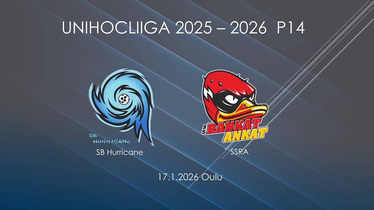 SB Hurricane - SSRA, Unihocliiga P14, 17.1.2026 - YouTube
