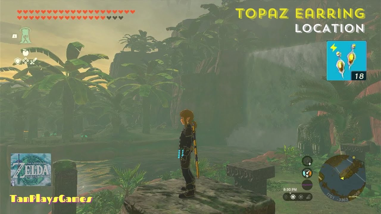How to get Topaz Earring : Zelda Tears Of The Kingdom. - YouTube
