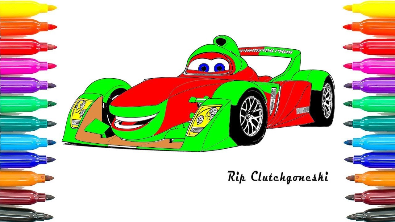 How To Paint Car Rip Clutchgoneski Coloring Pages For Kids Learn Colors ...