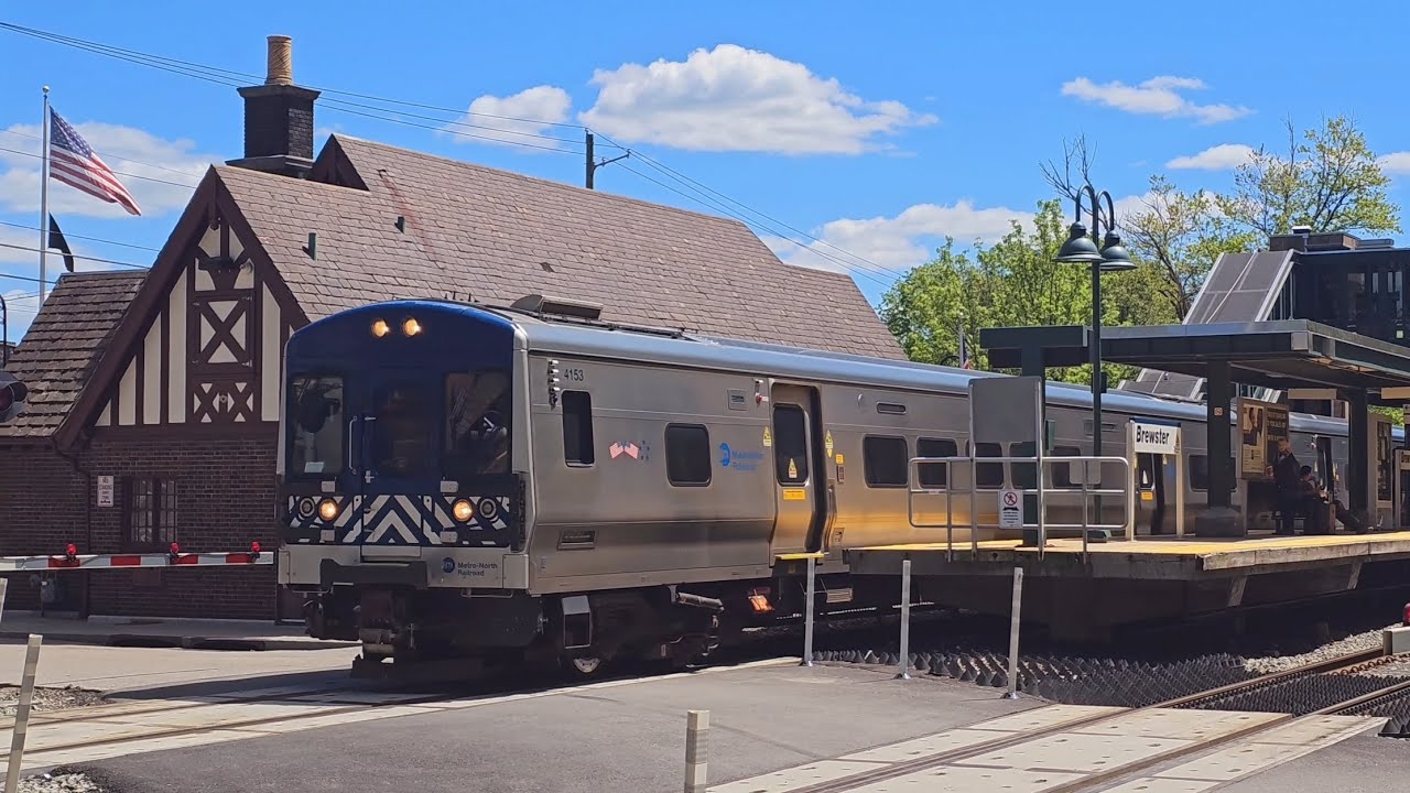 M7's On Metro North's Harlem Line @Brewster, NY! 5/6/2023 - YouTube