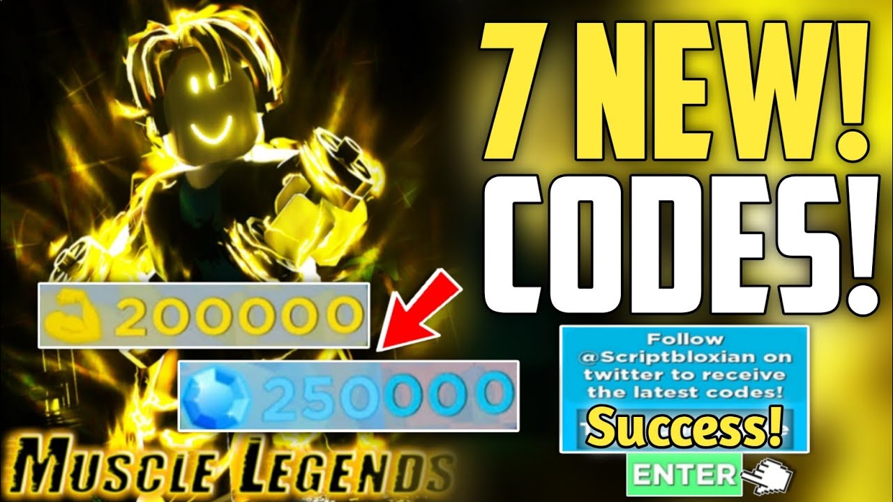 *NEW* ROBLOX ALL WORKING CODES FOR MUSCLE LEGENDS IN 2024 | MUSCLE ...