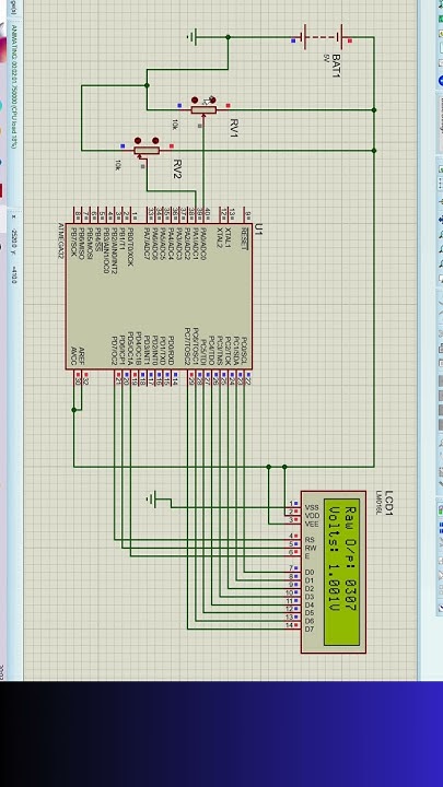 ADC in Microcontroller (part-2) | #atmega32 #controller #adc #microcontrollers #electronics #lcd ...