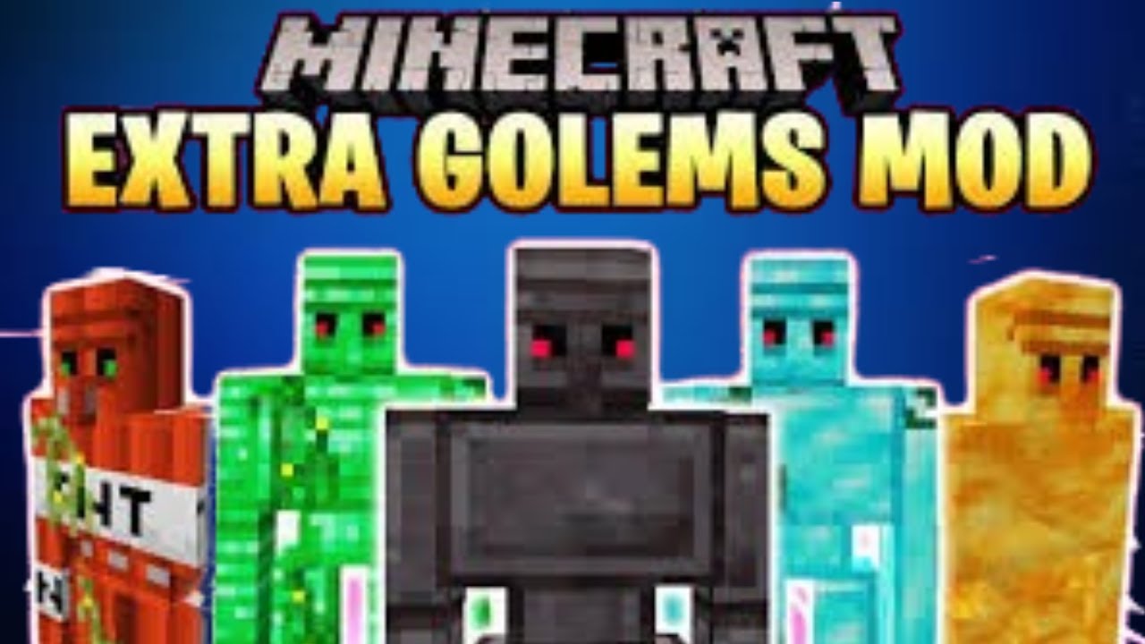 Minecraft but More Golems (Diamond Golem, TNT Golem and more) Mod ...