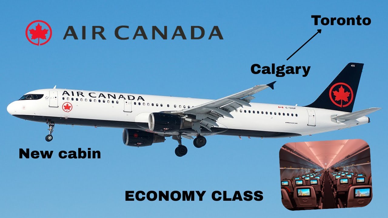 Air Canada A321-200 New Cabin | Calgary to Toronto Flight Vlog - YouTube