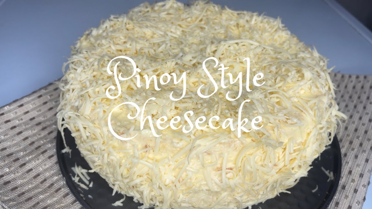 Pinoy Cheesecake | Chiffon Cheddar Cheesecake - YouTube