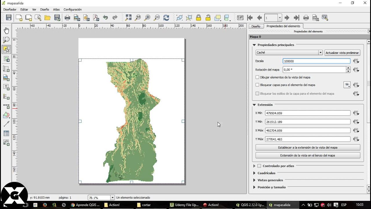 Diseñador de mapas - QGIS - YouTube