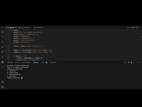 cs50p final project: SIMPLE CALCULATOR - YouTube