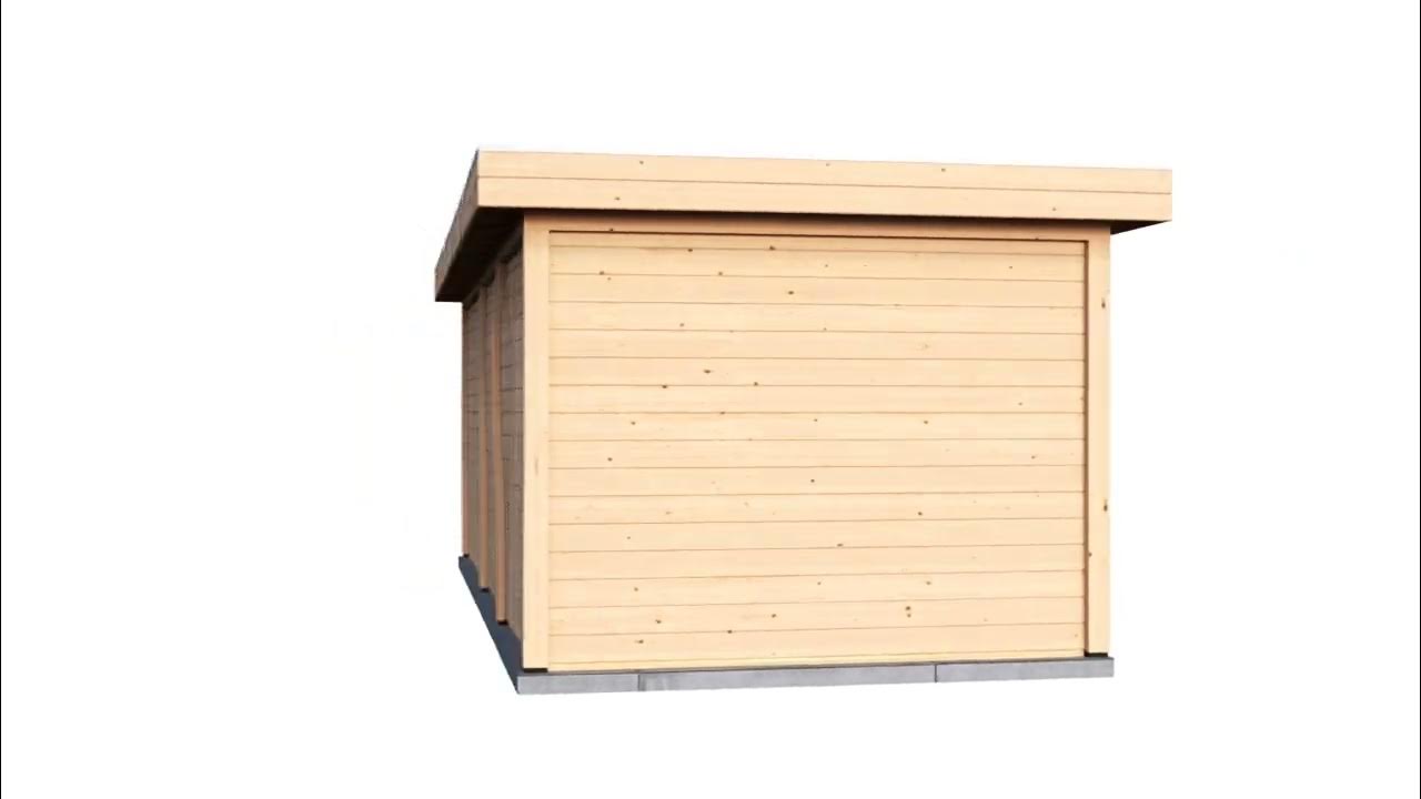 Lugarde Gartenhaus Hamm 676 x 300 cm - YouTube