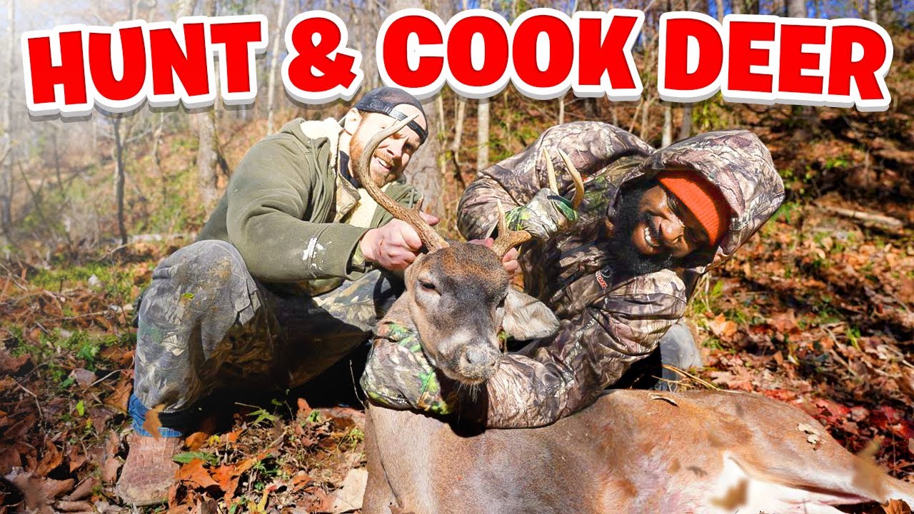 Extreme Hunt & Cook GIANT Whitetail Deer In The South! - YouTube