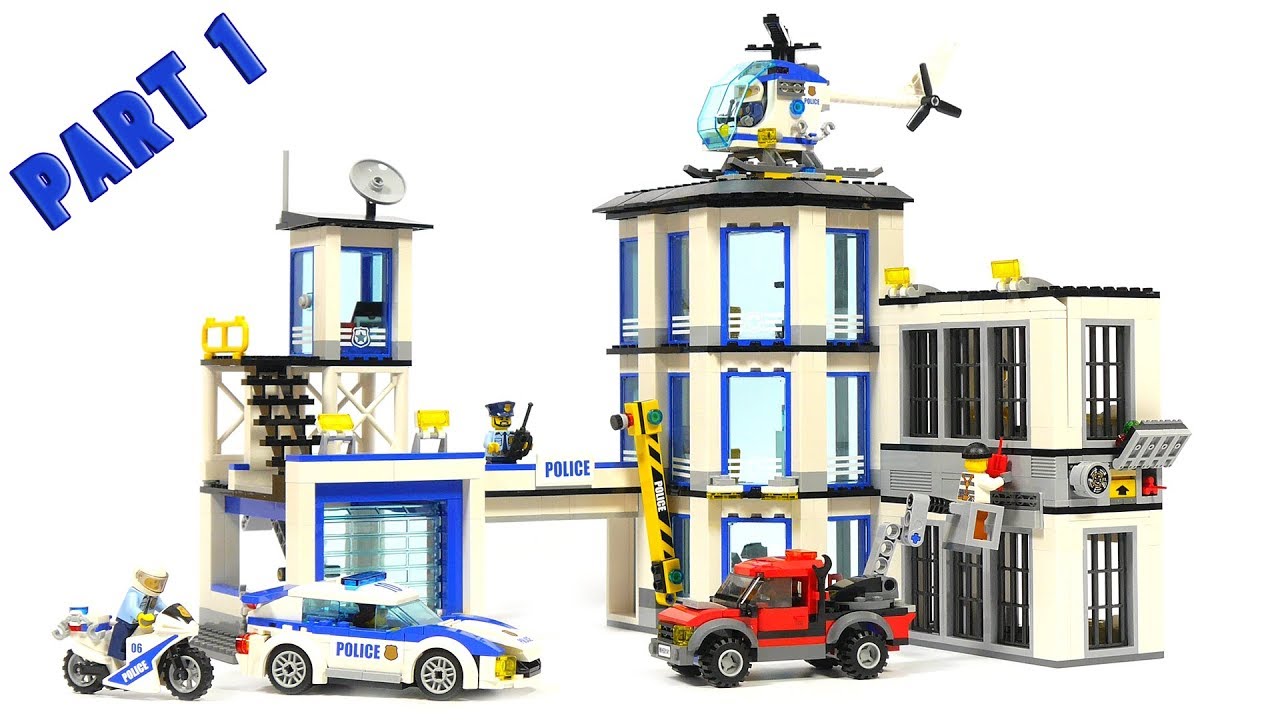 Lego City 60141 Police Station Part 1 | Police playset for LEGO FANS ...