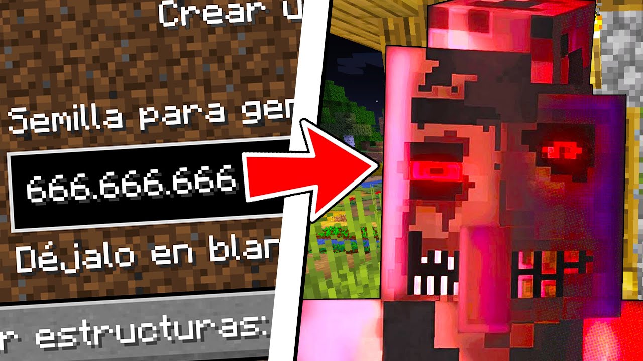 PROBE la SEMILLA MALDITA de MINECRAFT y NO DEBI HACERLO 💀😱 - YouTube