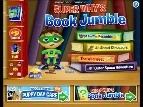 PBS Kids Gaming #3: Super Why: Book Jumble (All Stories/Easy) - YouTube