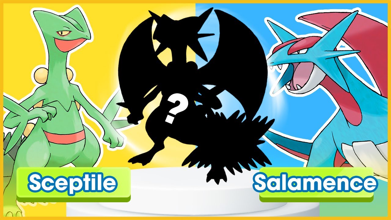 Pokemon Fusion | Sceptile + Salamence | pokemon infinite fusion ...