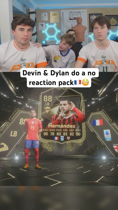 Devin & Dylan do a no reaction pack🇫🇷😳 - YouTube