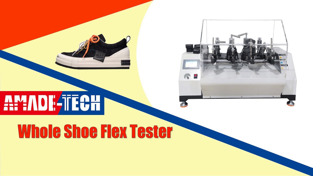 SATRA TM92 Whole Shoe Flexing Resistance Tester - AmadeTech - YouTube