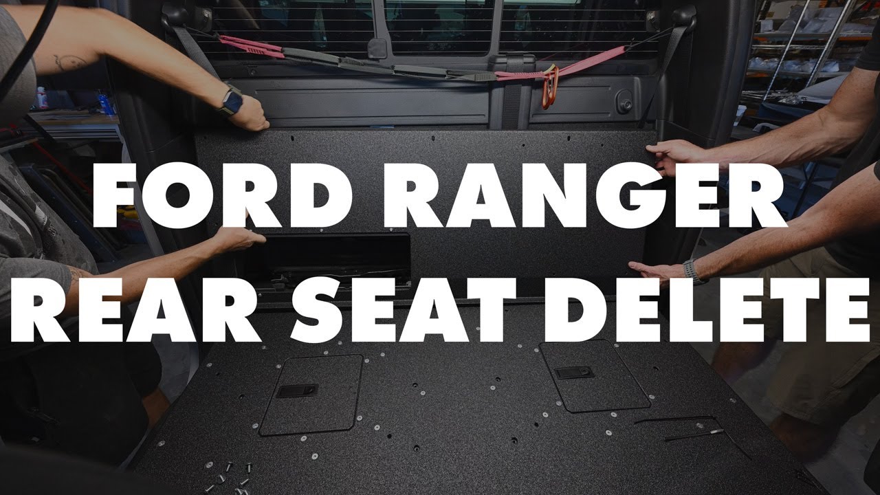 Ford Ranger Raptor Rear Seat Delete Install | American Adventure Lab ...