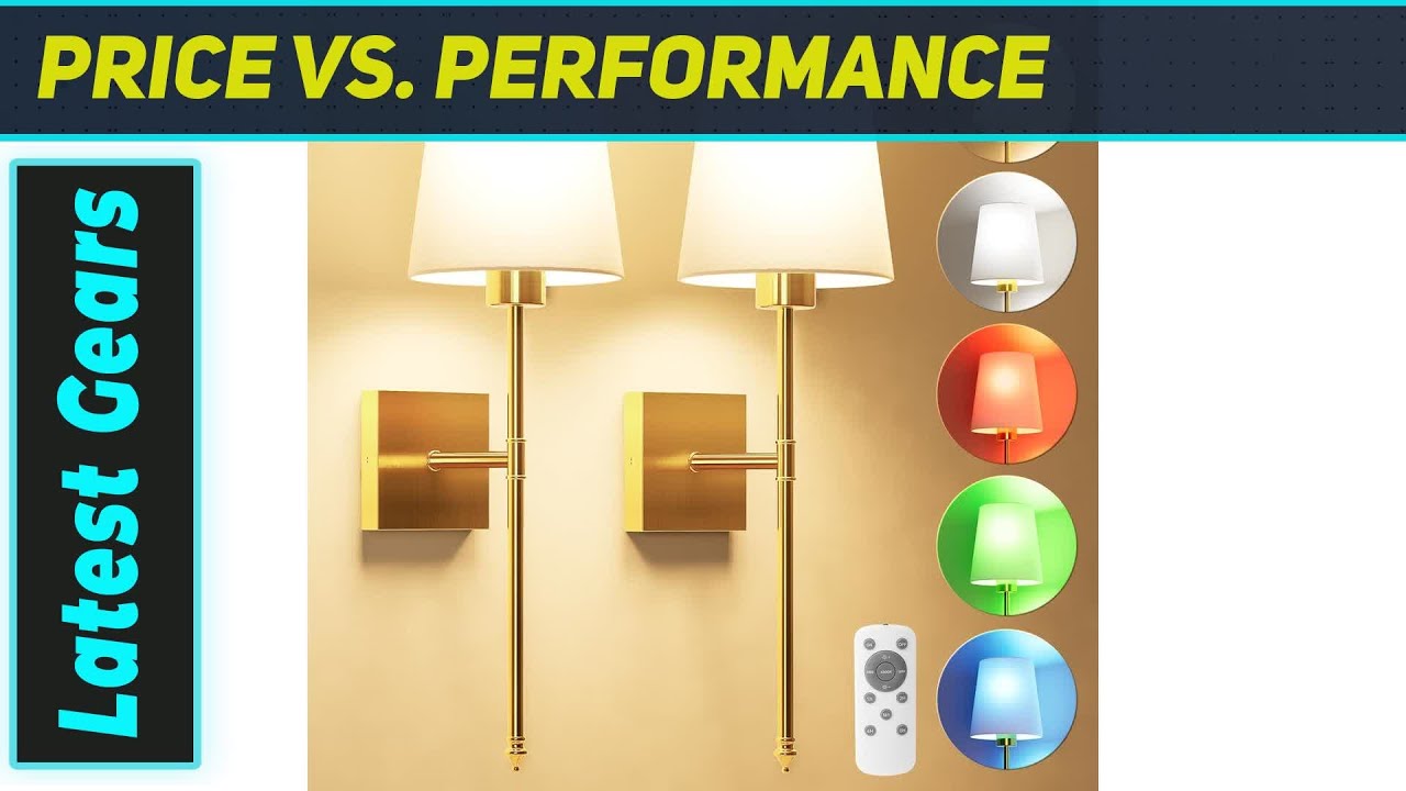 Battery Operated Sconces: A Stylish Lighting Solution - YouTube