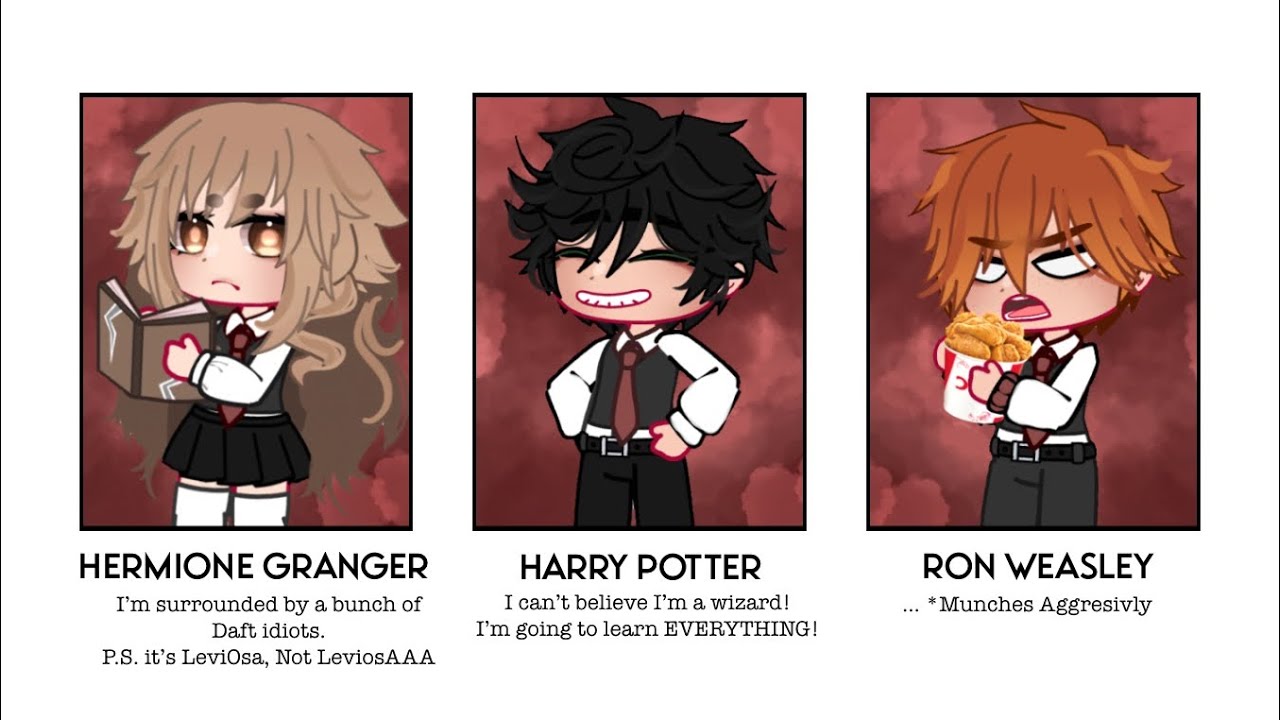 📖】Yearbook Trend || Slight Harco/Drarry || Golden Trio 🦁⚡️ || HP || GC ...