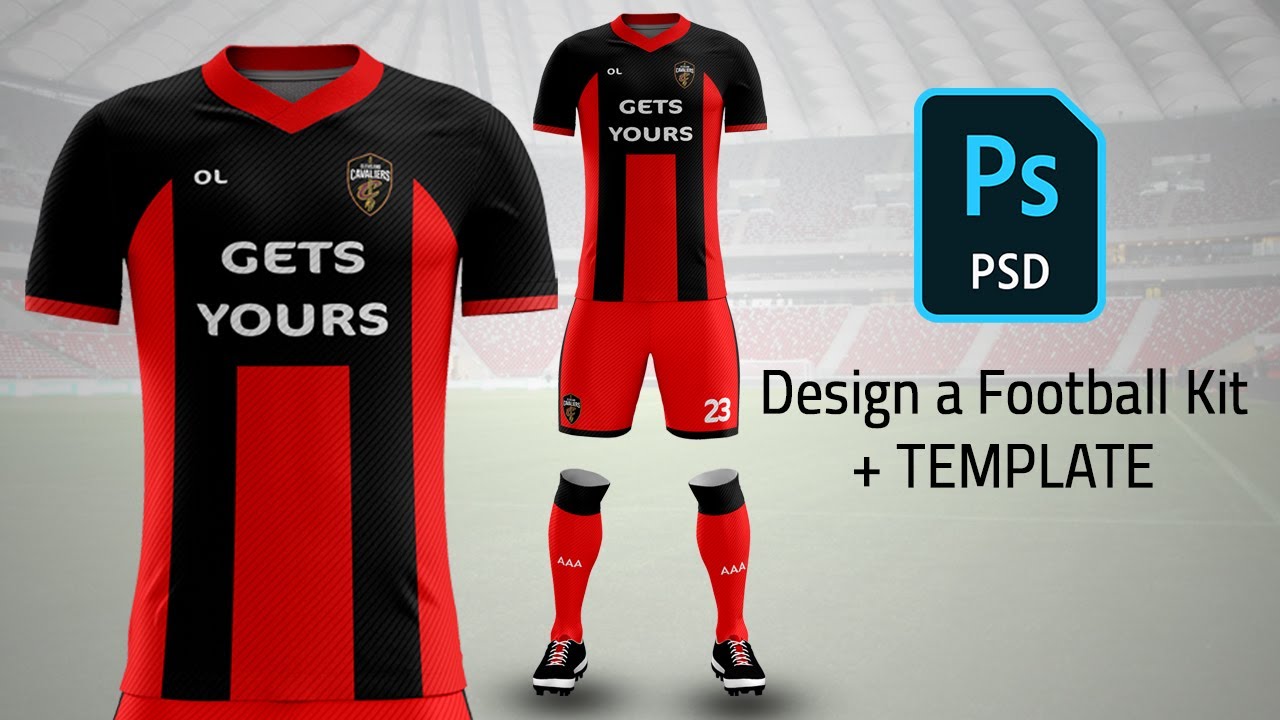 HOW TO USE YELLOW IMAGES Football Kit + Free Mockup - YouTube