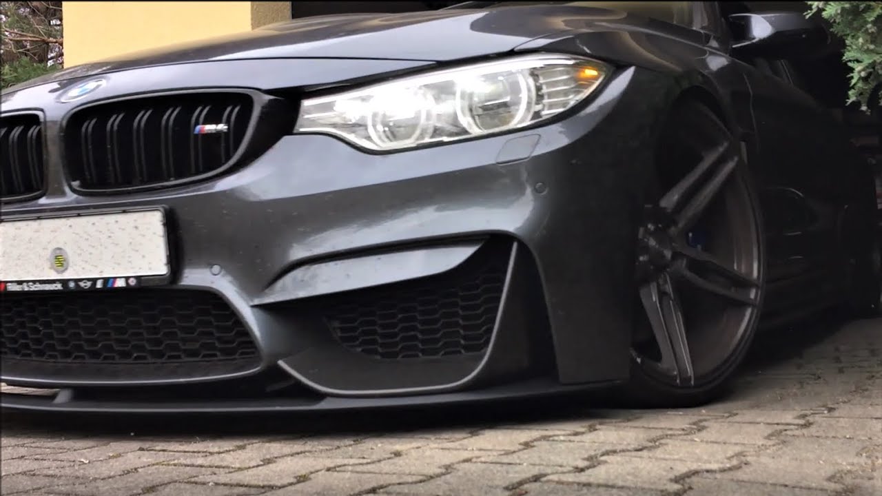 BMW M4 Cold Start Akrapovic Downpipes + Lightweight full Exhaust System ...