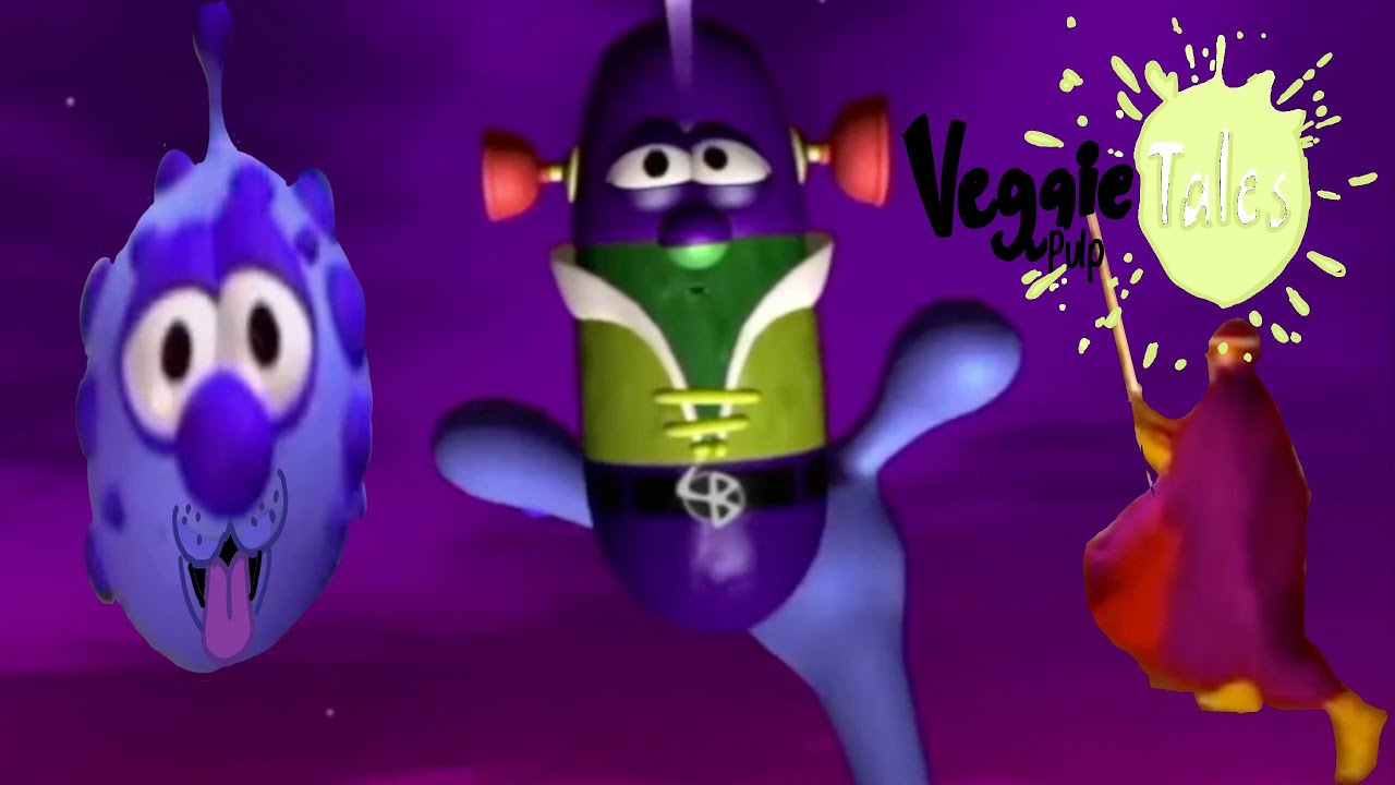 Larry Boy and the Little Bible Man ||VeggieTales The Fib From Outer ...