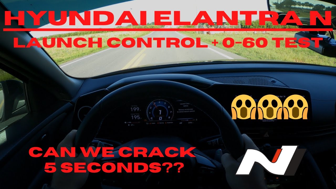 Hyundai Elantra N DCT - Launch Control & NGS PLUS 0-60 Times! - YouTube