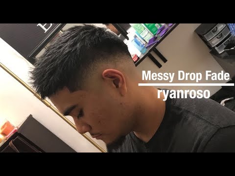 Messy Drop Fade Tutorial For Beginners | ryanroso - YouTube