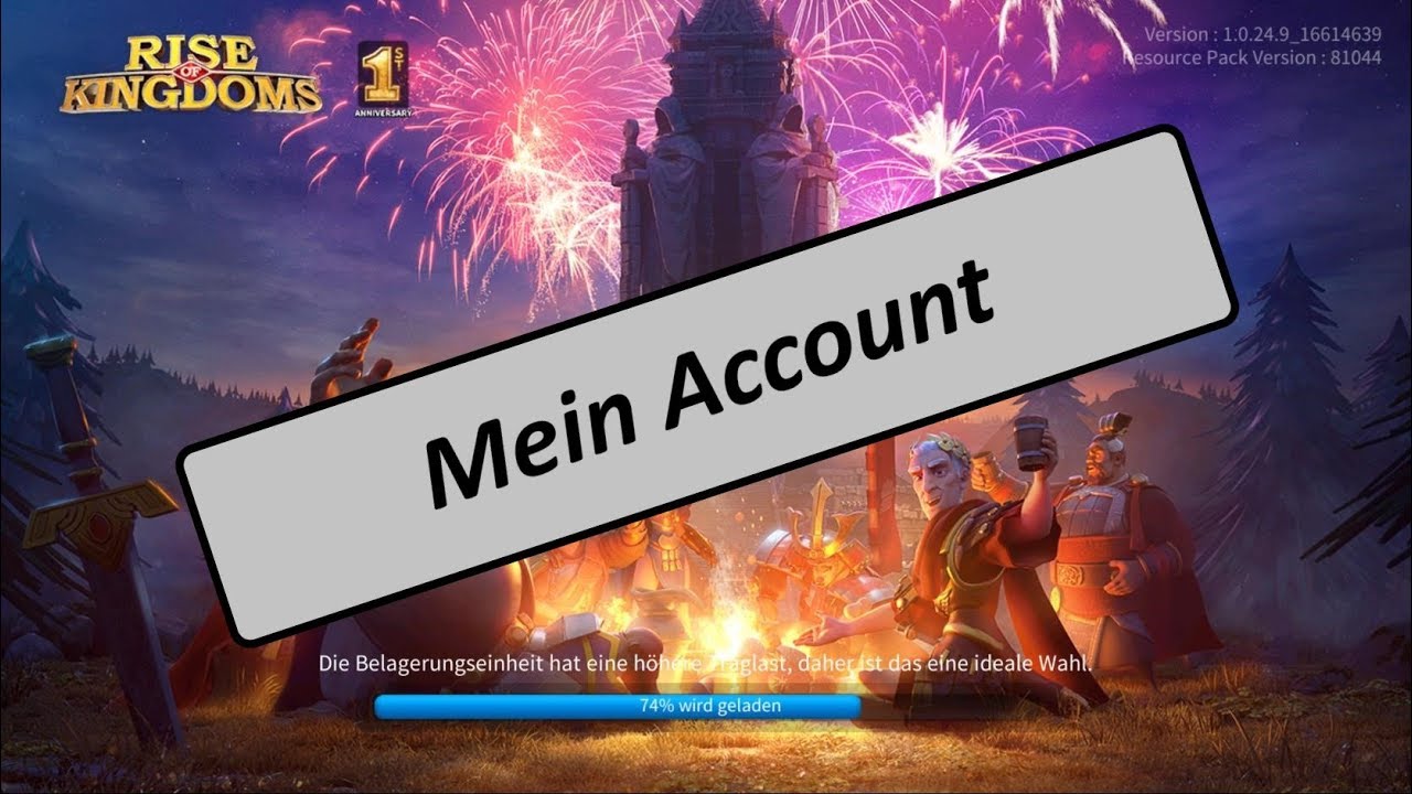 Rise of Kingdoms [Mein RoK Account AppGaming YT nach ca. 200 Tagen ...