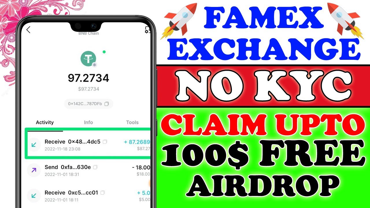 Claim upto 100$ Free Instant Withdraw Airdrop | FAMEX Exchange Today ...