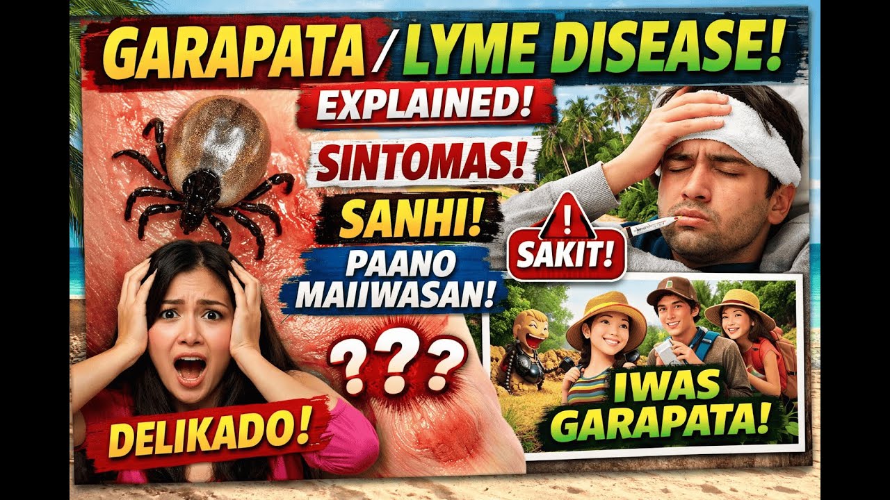 Garapata/ Lyme Disease Explained: Sintomas, Sanhi & Paano Maiiwasan ...