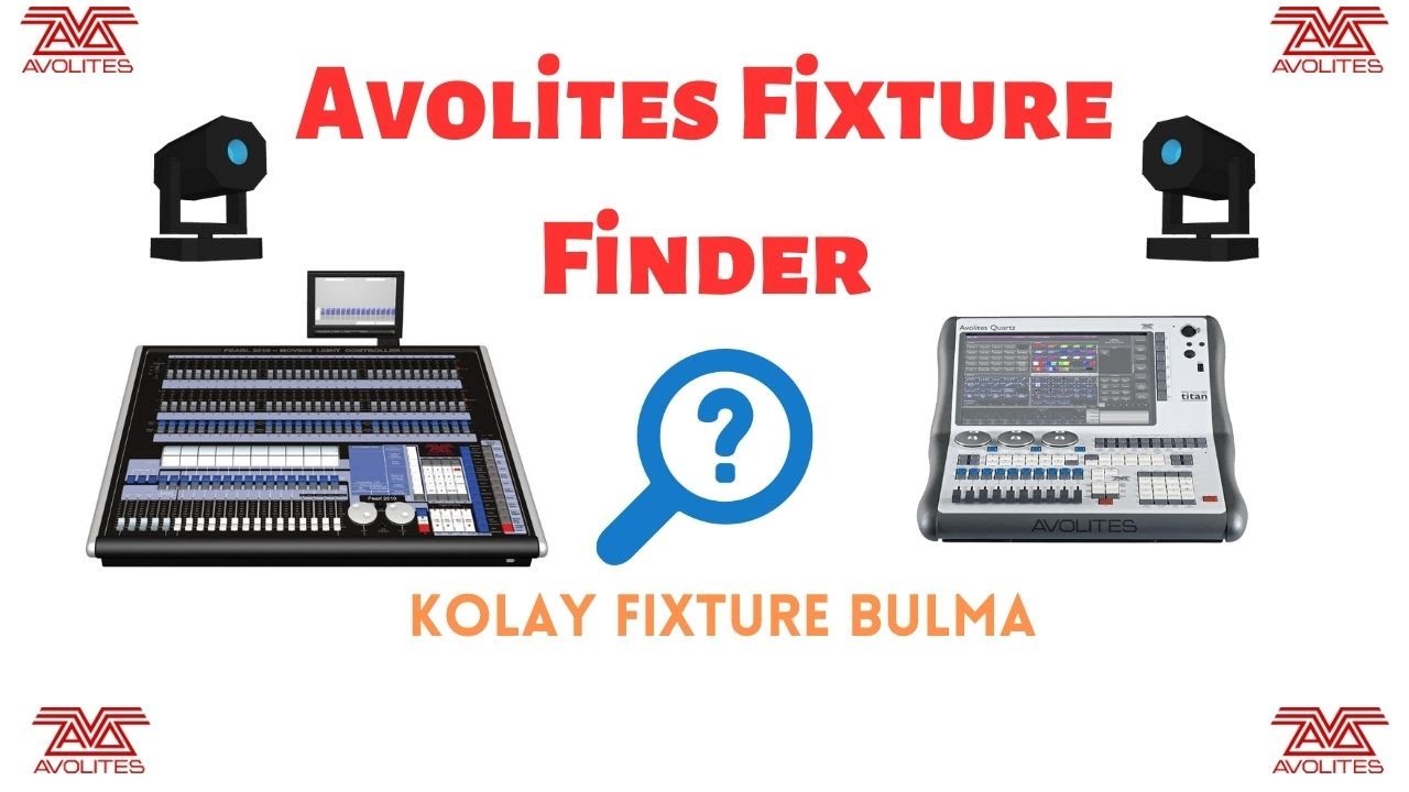 Avolites Fixture Finder - Avolites Fixture Bulma Kolay Method #avolites ...