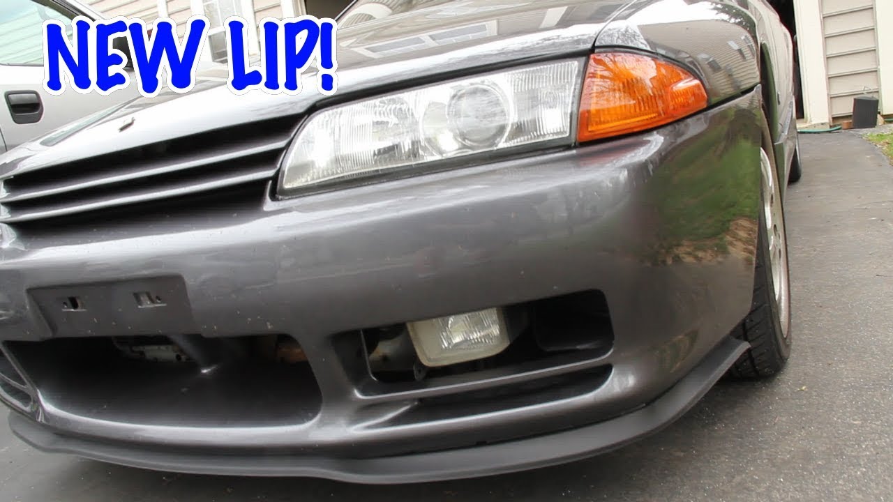 HOW TO MAKE A CUSTOM FRONT LIP FOR $20 PT. 2! - YouTube