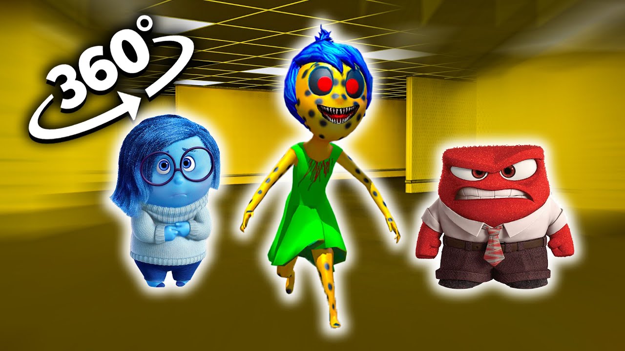 Inside Out Emotions in Backrooms | 360° Video VR | ( Inside Out Emotions insanity ) - YouTube