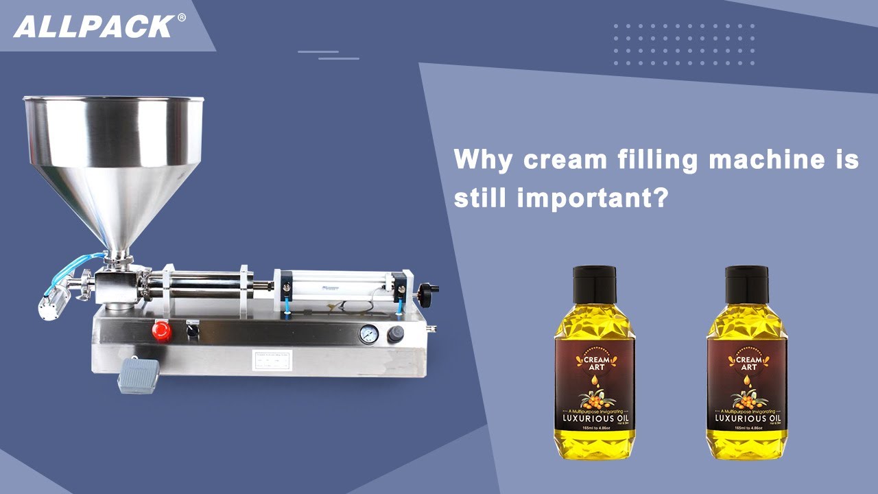 Why cream filling machine is still important? - YouTube