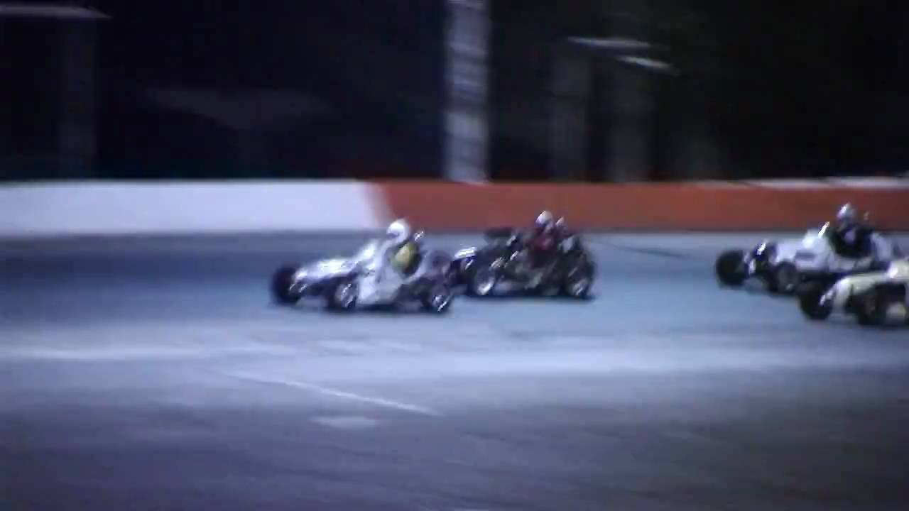 Racerbook member, Les Stark in Offy Midget #74 - YouTube