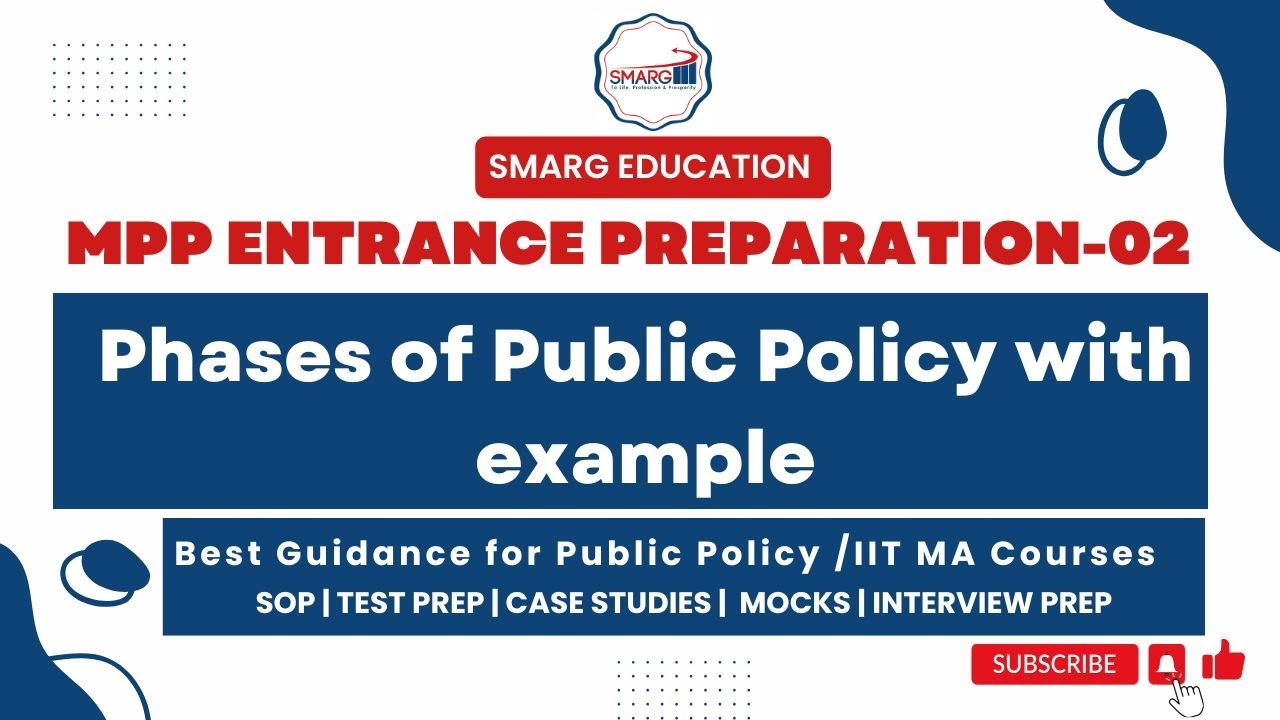 MPP Entrance Preparation-02 : Phases of Public Policy with example ...
