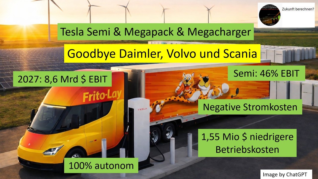 Tesla Semi & Megapack - Goodbye Daimler, Volvo & Scania - YouTube